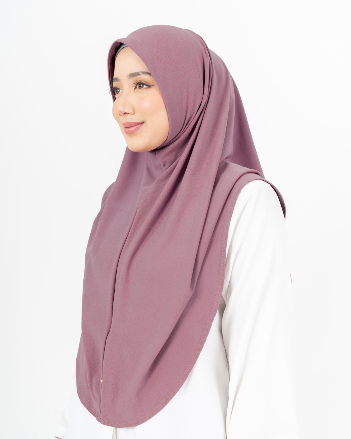 Tudung Sarung Lasie (XL) - Dusty Pink - Kualiti Designer, Harga Luarbiasa